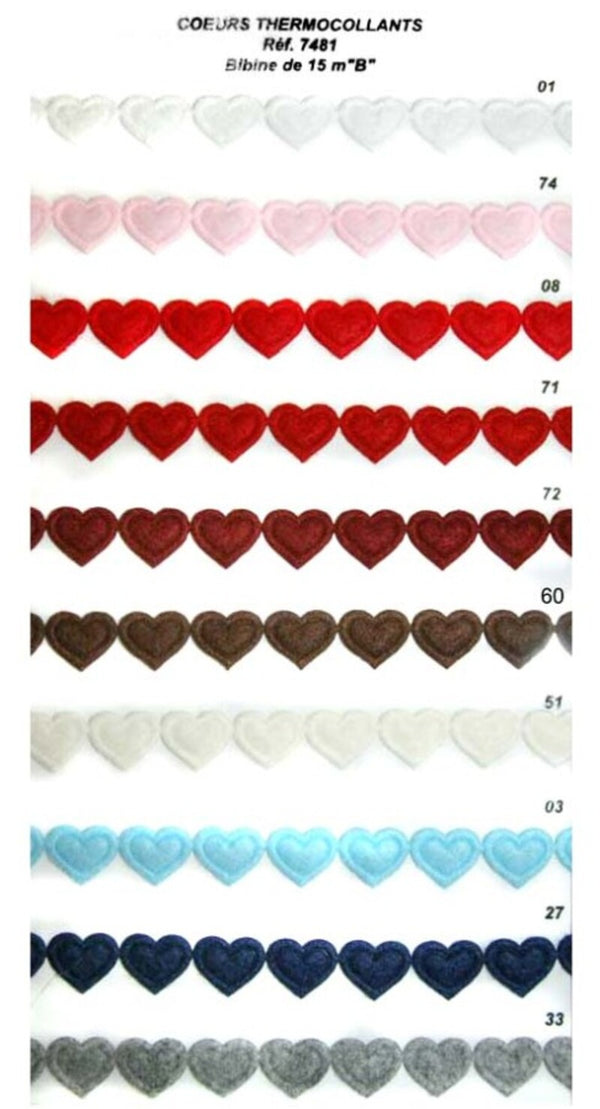 Premium Quality Heart Trim (Sew or Iron on) – Pacific Trimming