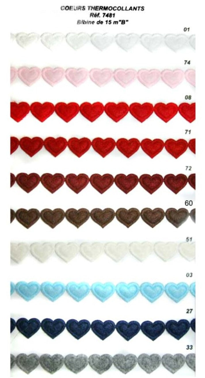 Premium Quality Heart Trim (Sew or Iron on) – Pacific Trimming