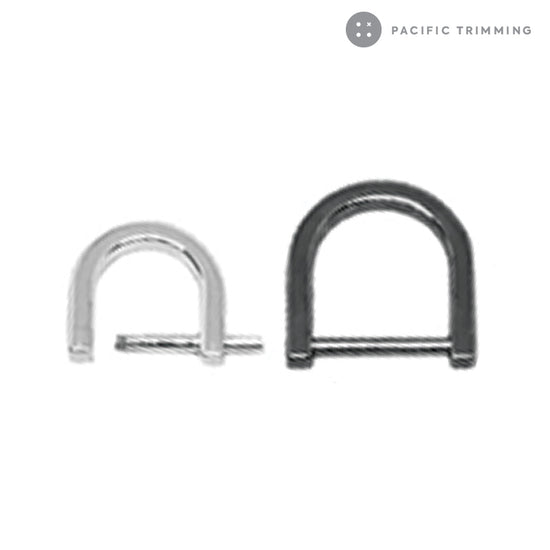 D Rings Screw in Shackle Multiple Colors and sizes – Pacific Trimming